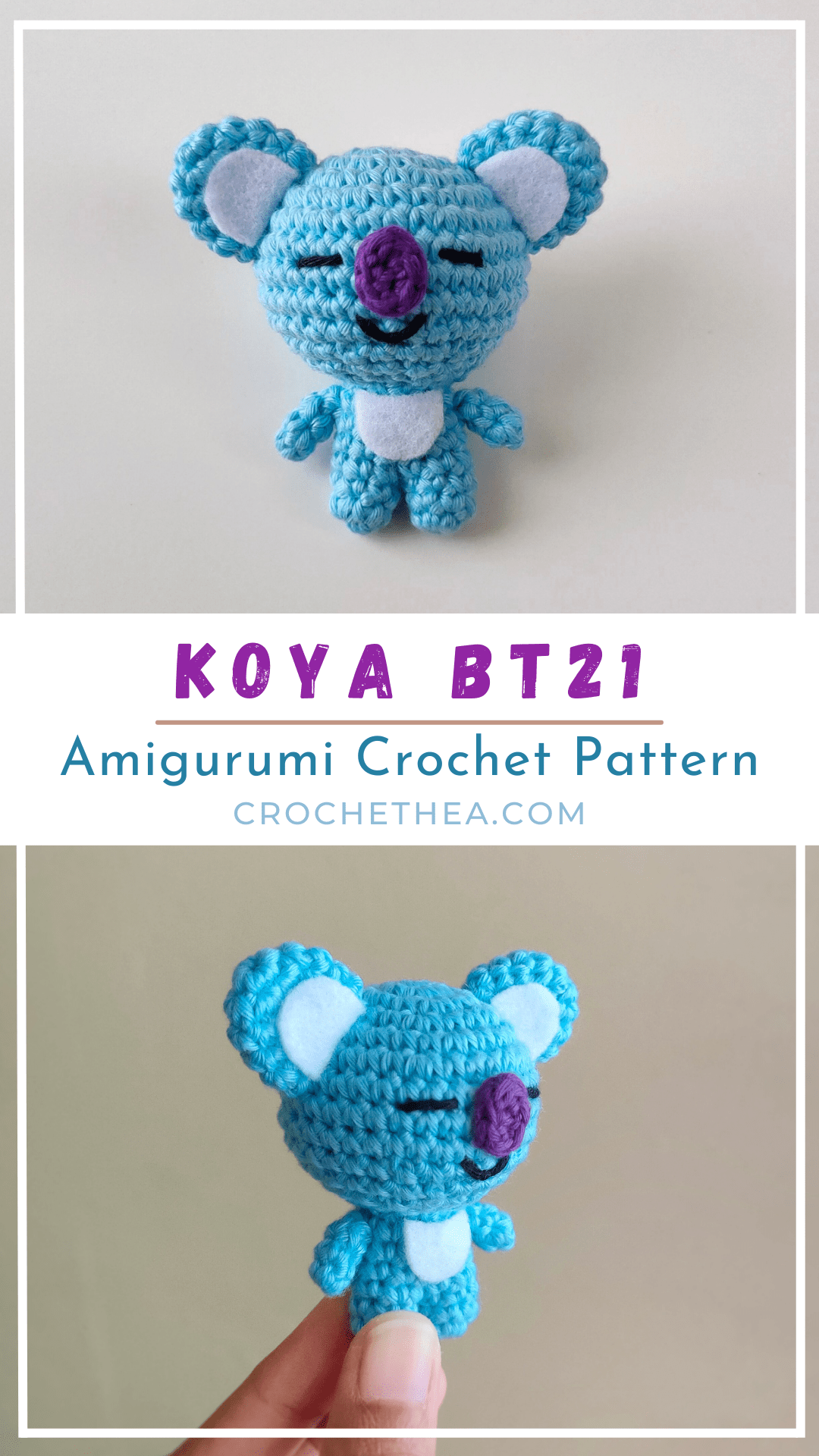 Koya BT21 Crochet Pattern | Crochethea