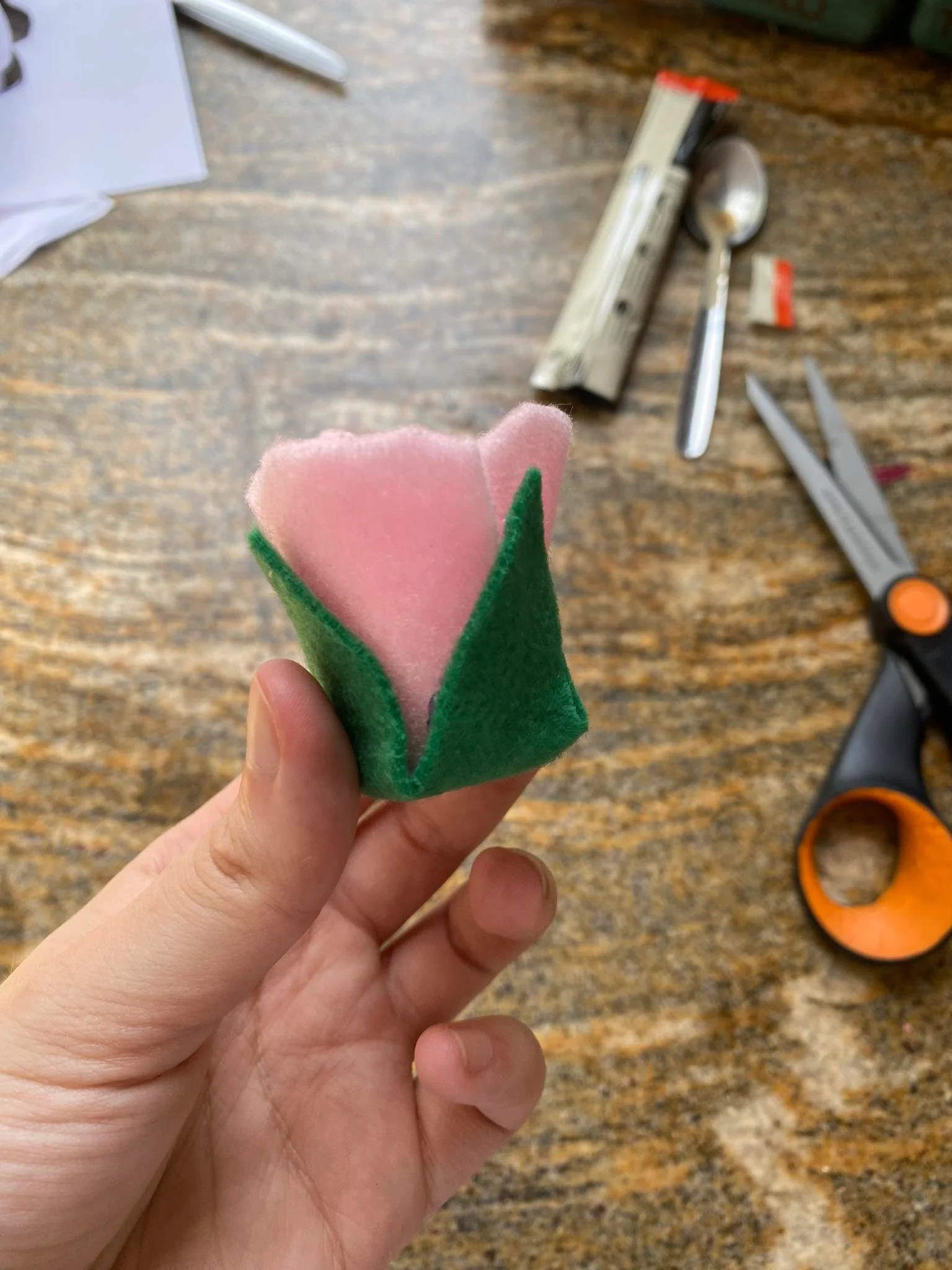 How to Make a DIY Felt Rose with Free Pattern | Missy Kate Creations