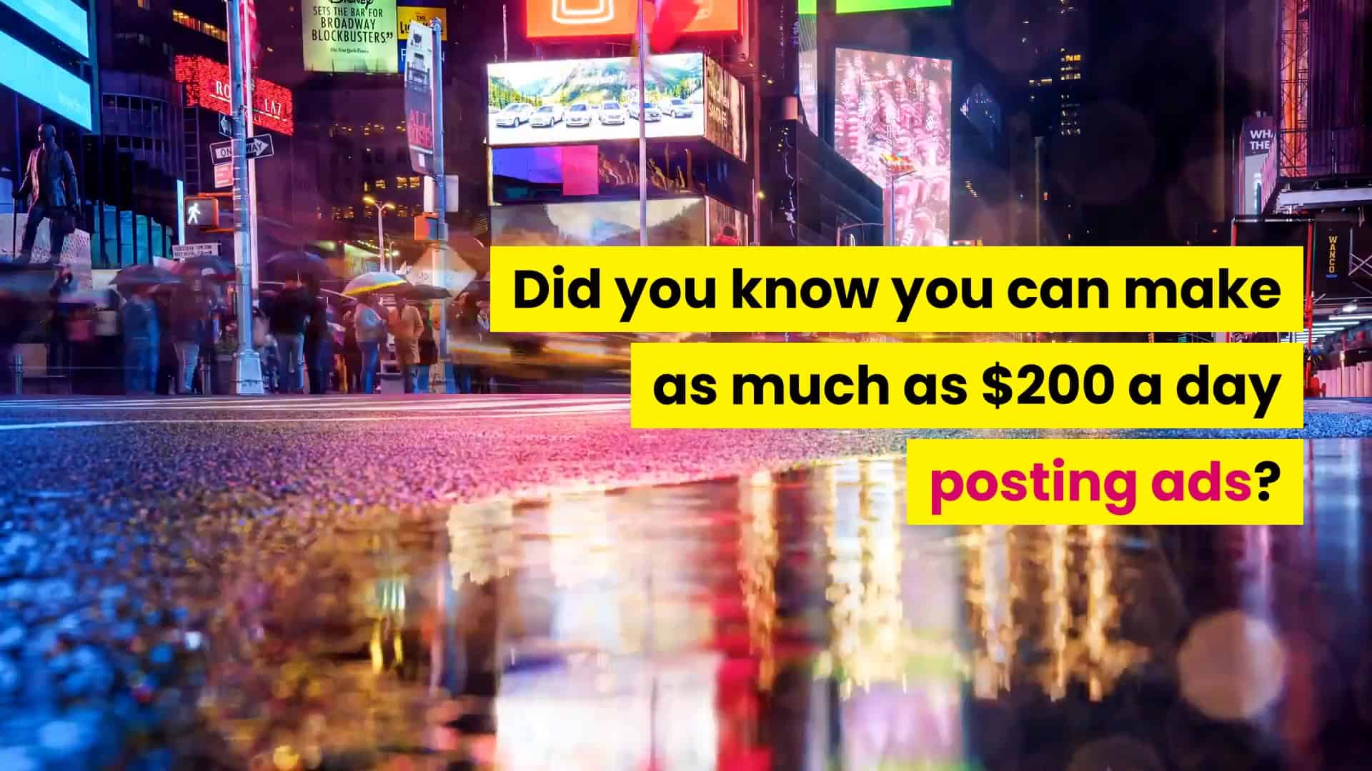 How To Make $200 A Day Posting Ads - [VIDEO] - Make Money As ...