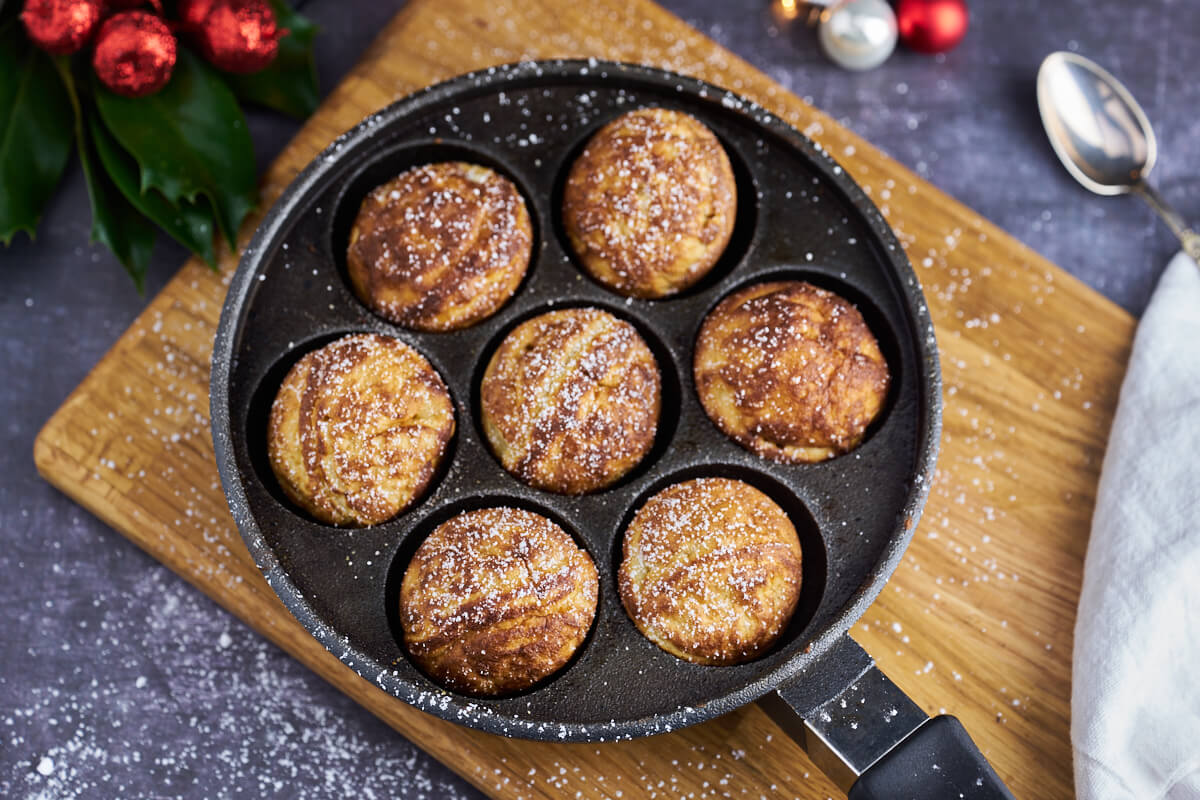 Aebleskiver - The Original Recipe for Danish Pancake Balls