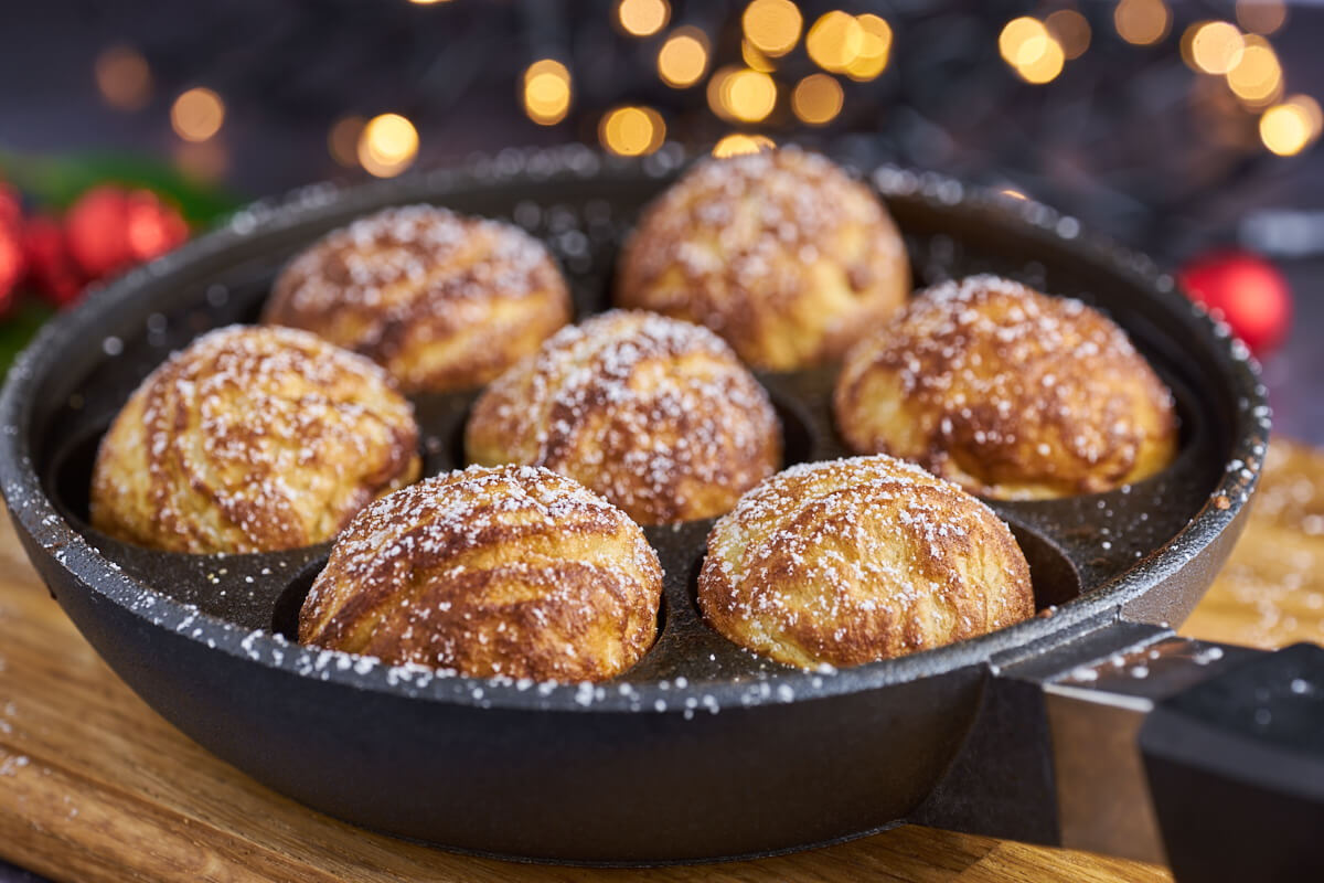 Aebleskiver - The Original Recipe for Danish Pancake Balls
