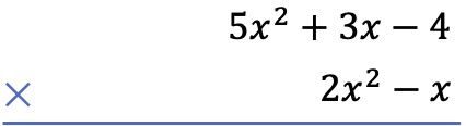 Cómo multiplicar polinomios (ejercicios resueltos)